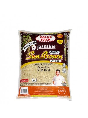 Jasmine Sun Brown Original Brown Rice 5kg - Grocery Online